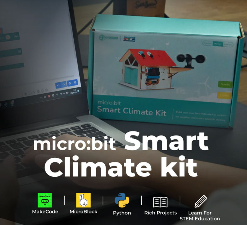 EF08314 ELECFREAKS micro:bit Smart Climate Kit, designed based on micro ...