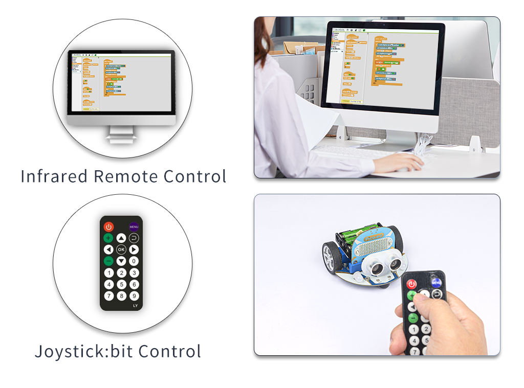 EF08275 ELECFREAKS Pico:ed Smart Cutebot Kit (With Pico:ed Board)