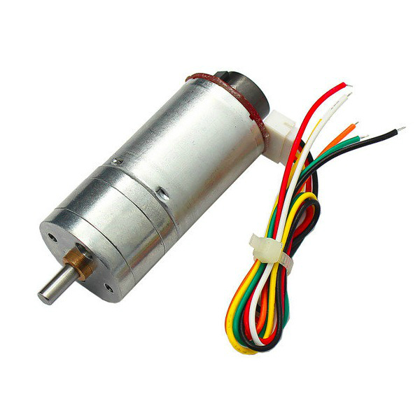 JGA25-370-12V620-E 12VDC 620 RPM DC Gear Motor with Magnetic Encoder
