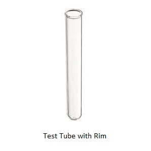 TT9800-K Test Tube With Rim (38mm x 200mm) - Pkg of 50