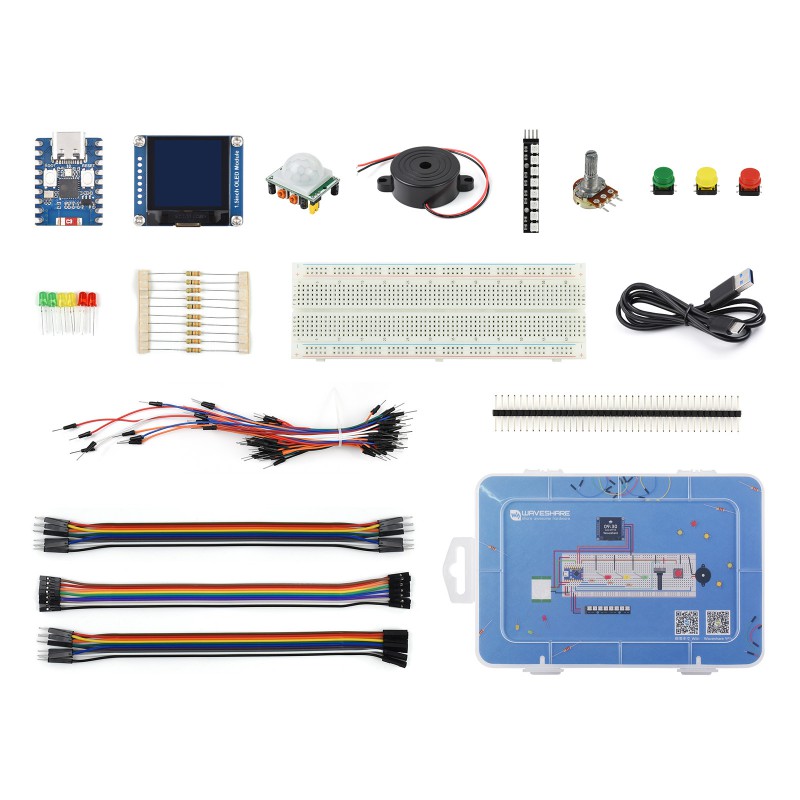 WAVE-33358 ESP32-C3-Zero Series Basic Kit, With Rich Tutorials And ...